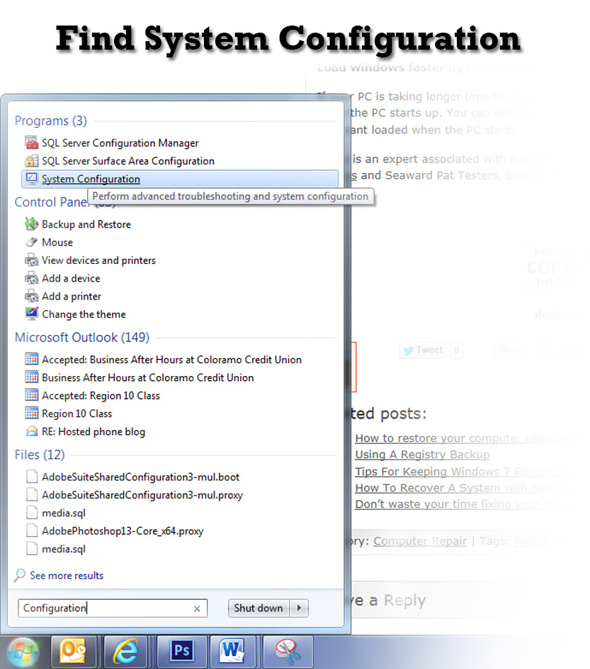 How to Speed Up Your Computer's Startup - Networks Unlimited